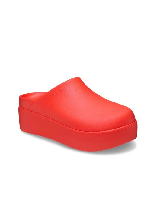 Crocs™ Dylan Platform Clog in Red | Lyst