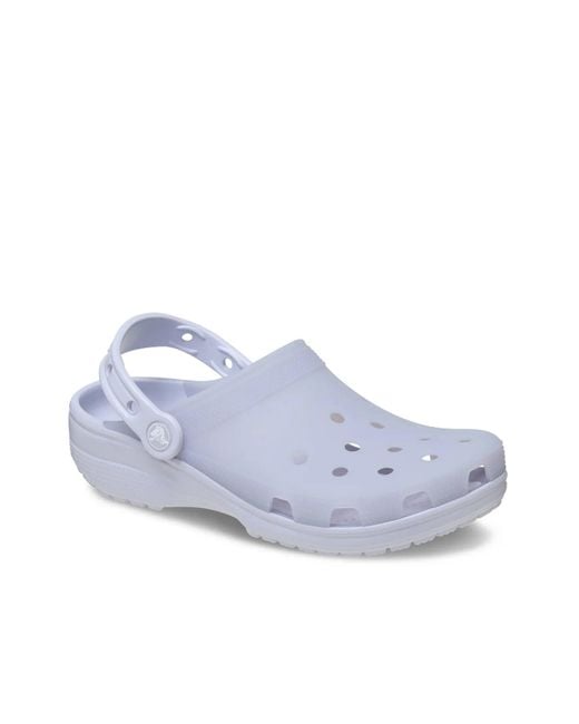 Crocs™ Classic Frosted Clog in White | Lyst