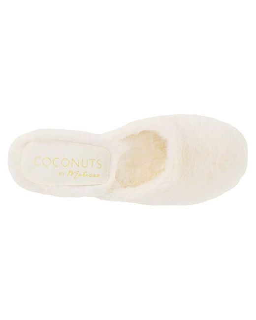 Coconuts Teddy Mule in White | Lyst