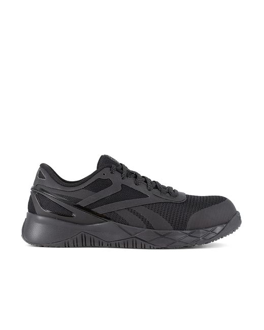 Reebok Nanoflex Composite Toe Work Shoe in Black for Men | Lyst