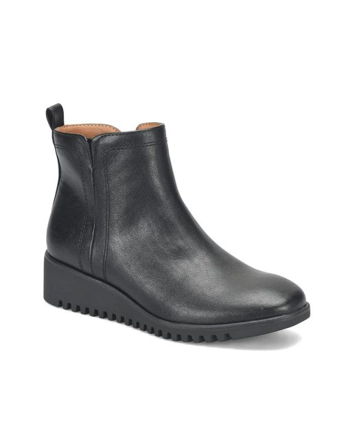 EuroSoft Dallan Wedge Boot in Black | Lyst