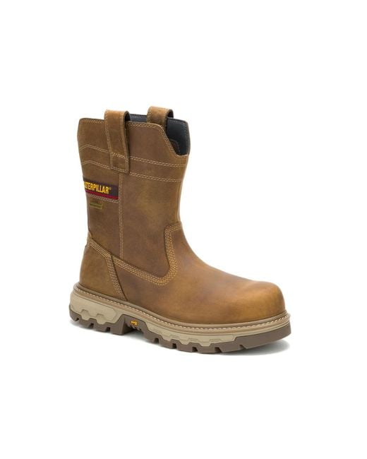 Caterpillar Colorado Equip Wellington Composite Toe Work Boot in Brown ...