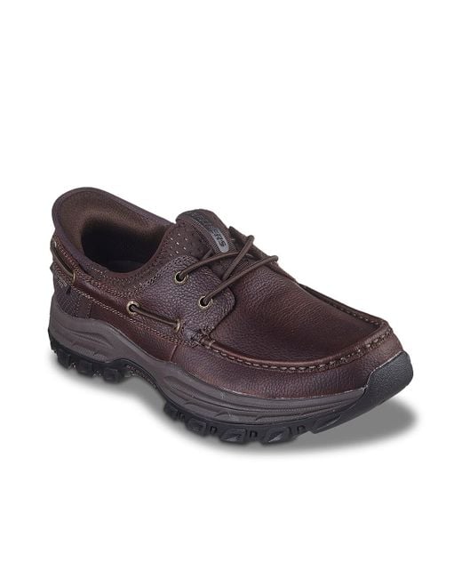 Skechers Hands Free Slip-ins Relaxed Fit Knowlson Shore Thing Boat Shoe ...
