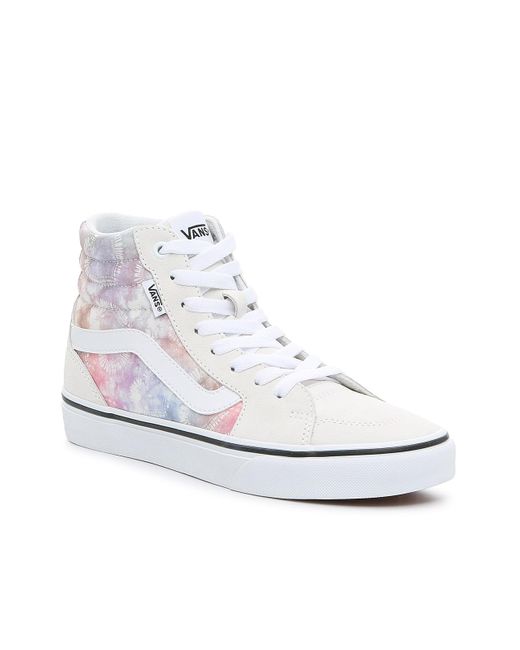 Vans Canvas Filmore High-top Sneaker in White - Lyst