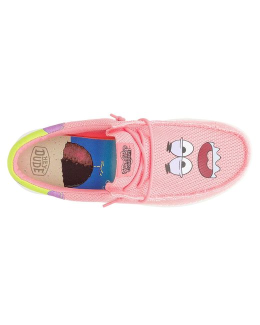 HeyDude Wally Patrick Star Slip-on in Pink for Men | Lyst