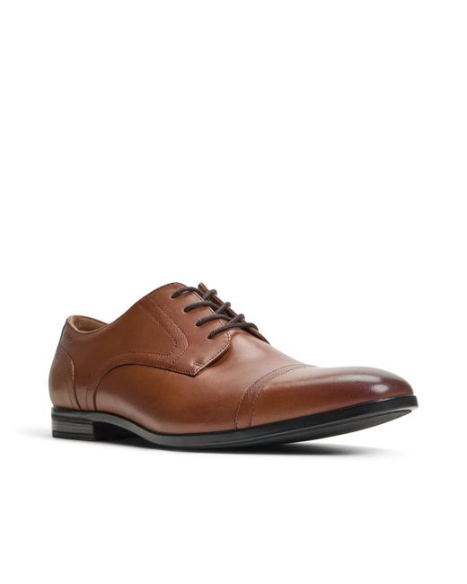 ALDO Wide Width Luigi Cap Toe Oxford in Brown for Men | Lyst