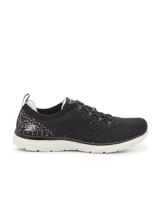 Skechers Virtue Show Runner Slip-on Sneaker in Black | Lyst