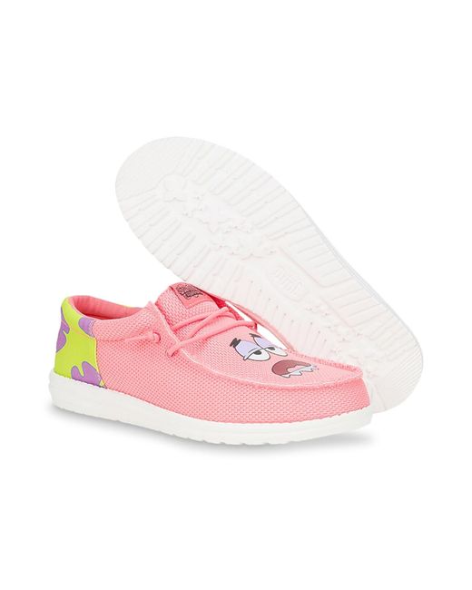 HeyDude Wally Patrick Star Slip-on in Pink for Men | Lyst