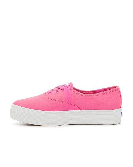 Keds Point Platform Sneaker in Pink | Lyst