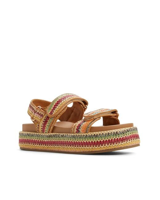 Call It Spring Mauii Platform Sandal in Brown | Lyst