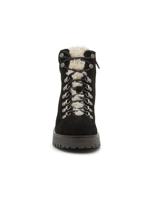 Crown Vintage Hopper Combat Boot in Black | Lyst