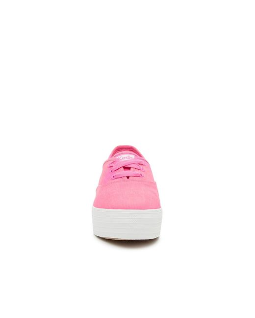Keds Point Platform Sneaker in Pink | Lyst