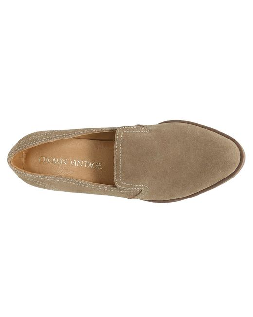 Crown Vintage Samali Loafer in Brown | Lyst