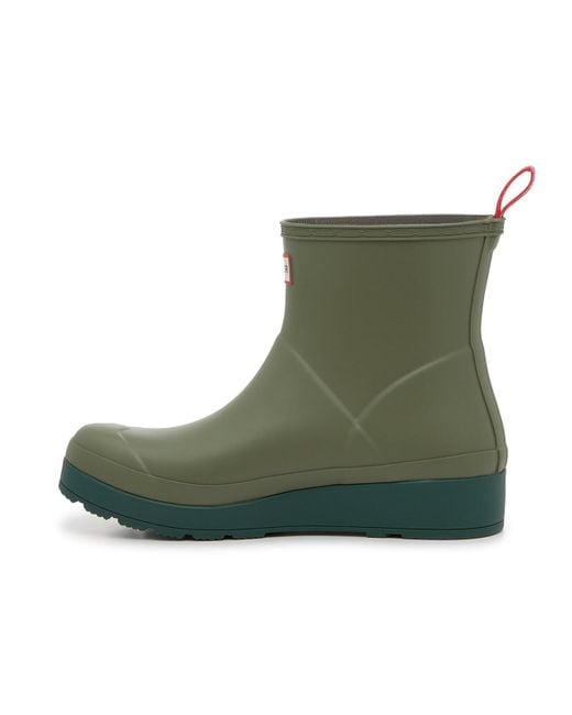 HUNTER Original Play Short Rain Boot in Green | Lyst