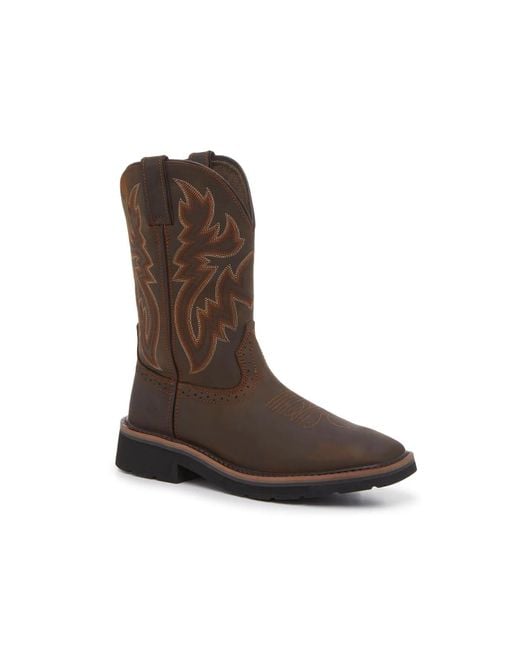 Wolverine Rancher Wellington Work Boot in Brown for Men | Lyst