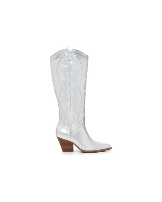 Mix No 6 Leeah Cowboy Boot in Black | Lyst