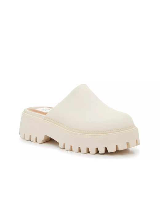 Dolce Vita Lexy Platform Clog in White | Lyst