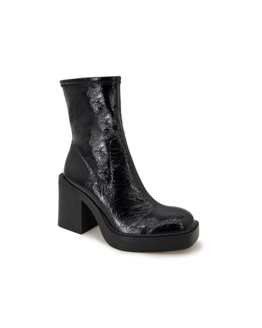 Kenneth Cole Amber Platform Bootie in Black | Lyst