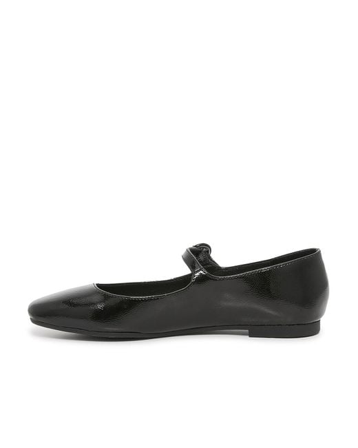 Steve Madden Lorando Mary Jane Flat in Black | Lyst