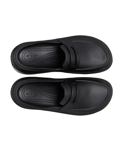 Crocs™ Stomp Platform Loafer in Black | Lyst