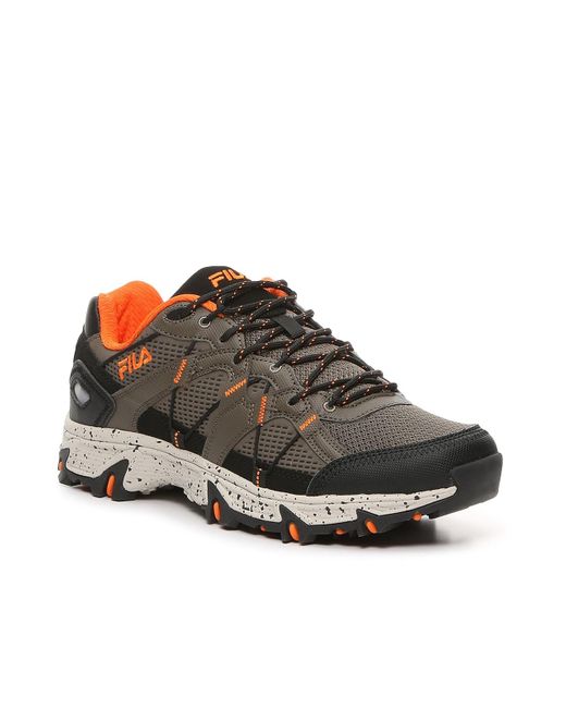 Fila Rubber Grand Tier Trail Running Shoe in Dark Brown (Brown) for Men ...