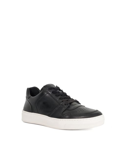 Dune Tawly Leather Cup Sole Trainers in Black for Men | Lyst UK