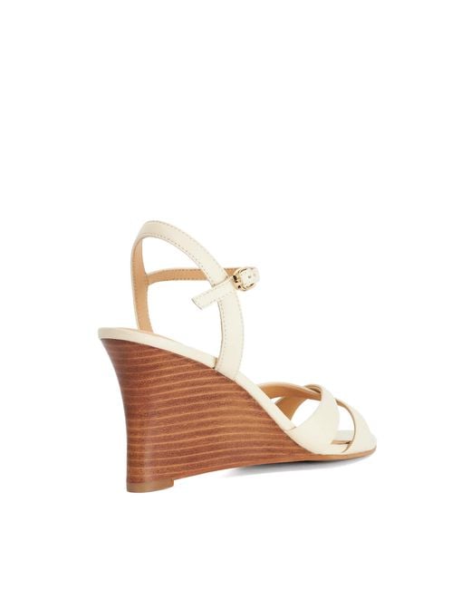 Dune Kalans Wedge Sandals in Metallic | Lyst UK