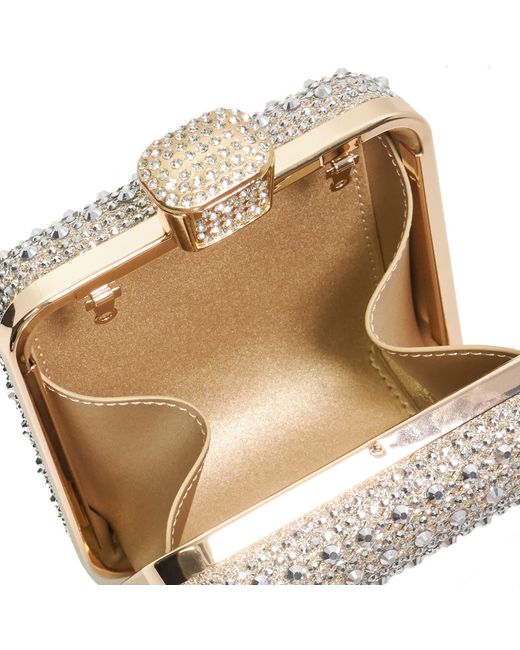 Dune Elida Embellished Box Clutch in White | Lyst UK