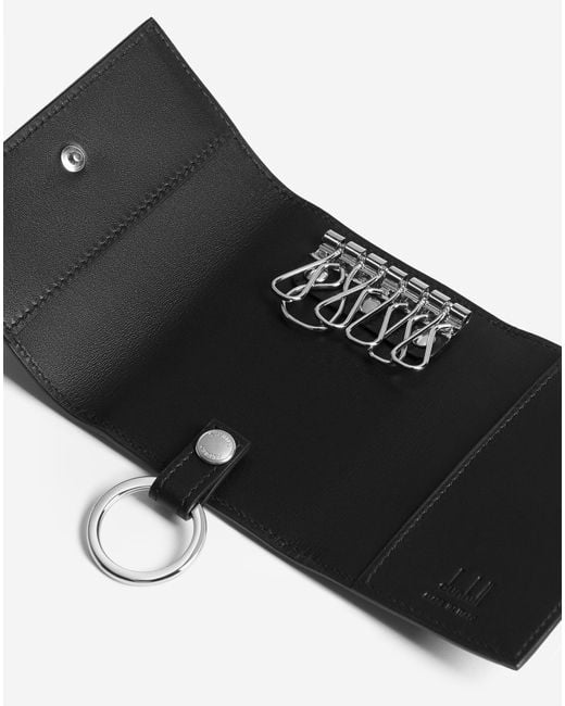 dunhill Luxury Leather 1893 Harness Key Case in White for Men | Lyst