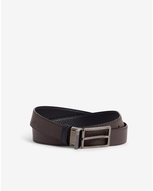 dunhill Luxury Reversible 30Mm Rounded Roller Buckle Chassis Leather ...