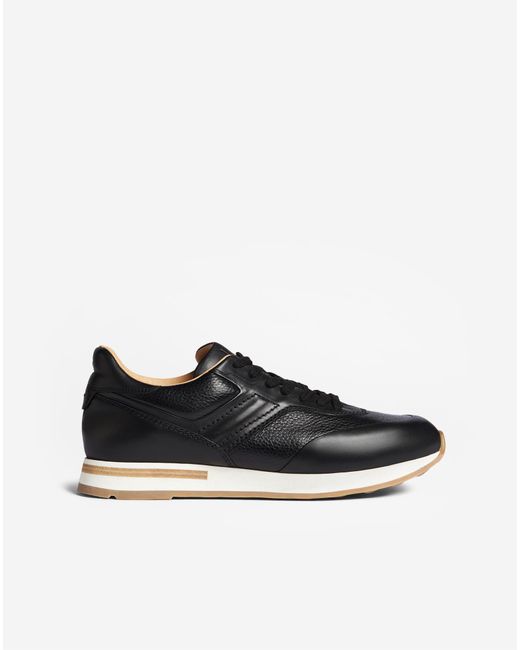 dunhill Luxury Duke Ii Leather Runners in Black for Men | Lyst UK