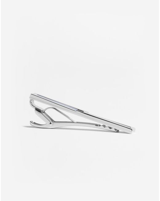 dunhill Luxury Figure Eight Mother Of Pearl Tie Bar in White for Men ...