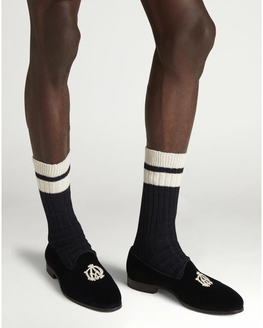 dunhill Luxury Ad Cypher Slipper in Black for Men | Lyst