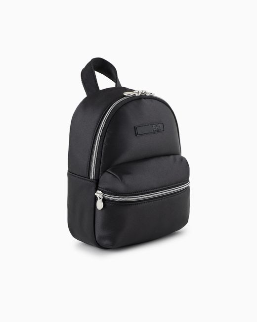 EA7 Technical Fabric Mini Backpack in Blue | Lyst