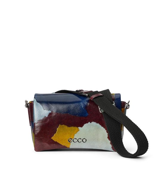 Ecco Upcycled Camo Large Pinch Bag Size One Leather in Blue | Lyst