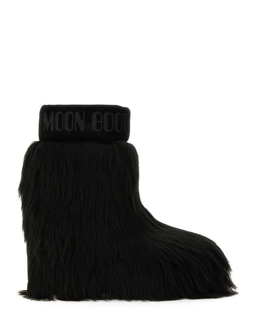 Moon Boot Boot "Icon Yeti" in Black | Lyst
