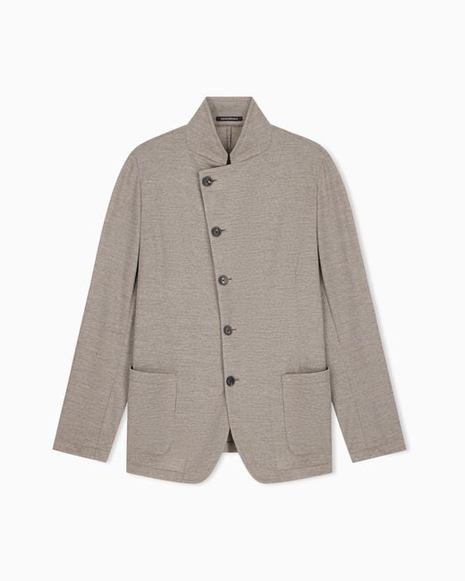 Emporio Armani Formal Jackets in Grey for Men | Lyst UK