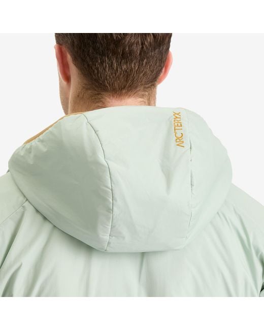 Arc'teryx Atom Hooded Jacket in Green for Men | Lyst