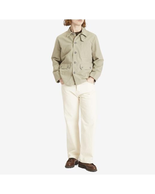 A.P.C. Piet Canvas Work Jacket in Natural for Men | Lyst