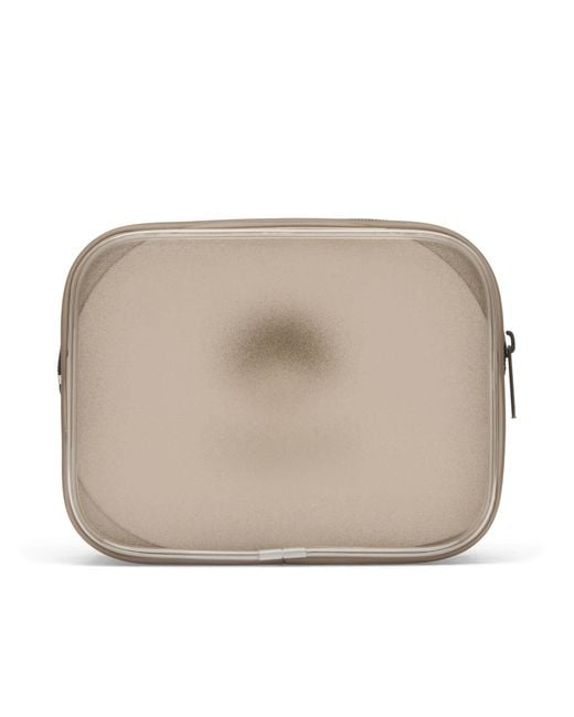 BEAMS Japan Logo Pouch in Natural | Lyst UK