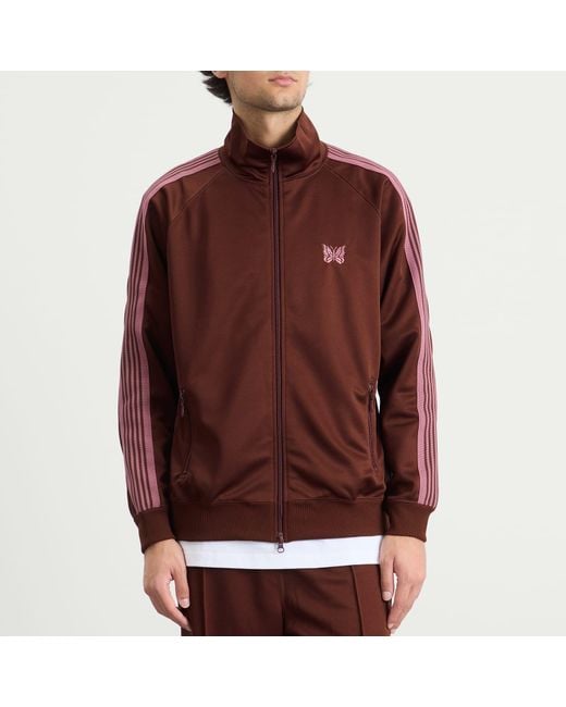 Needles Poly Smooth Track Jacket in Brown for Men | Lyst UK