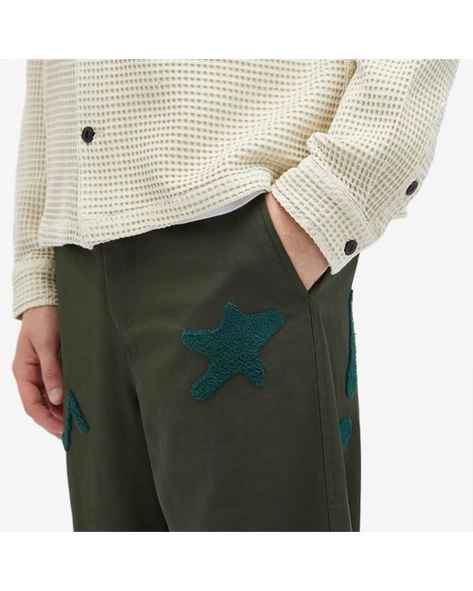 Brain Dead Symbol Four Pocket Trouser in Green for Men | Lyst