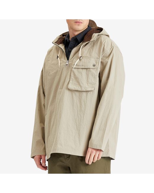 Barbour Re-Engineered Durham Hooded Overshirt in Natural for Men | Lyst UK