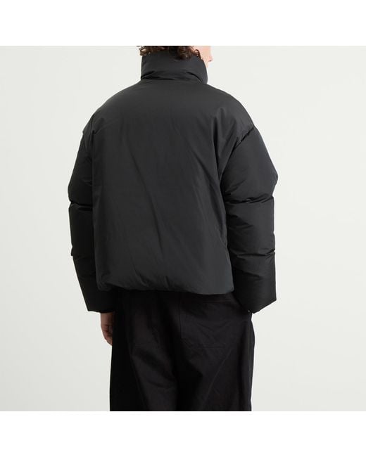 Ami Paris Technical Taffetas Adc Down Jacket in Black for Men | Lyst