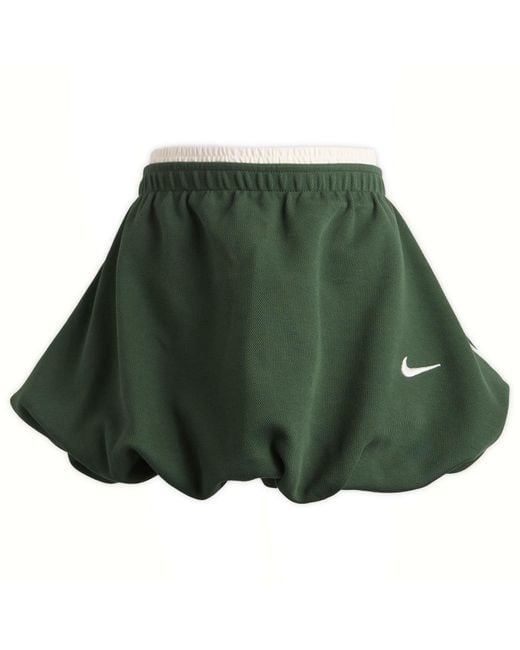 Nike Sports Bubble Skirt in Green | Lyst UK