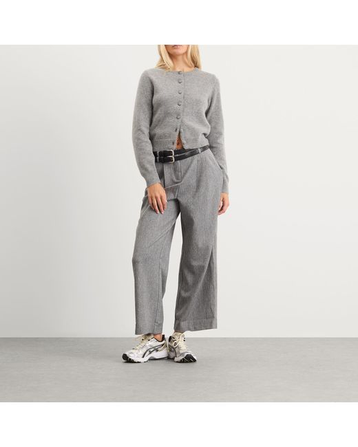 4th & Reckless Mira Trousers in Grey | Lyst UK