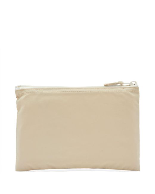BEAMS Japan Logo A5 Flat Pouch in Natural | Lyst