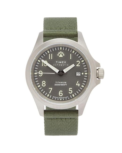 Timex Expedition North Titanium Automatic 41Mm Watch in Metallic | Lyst
