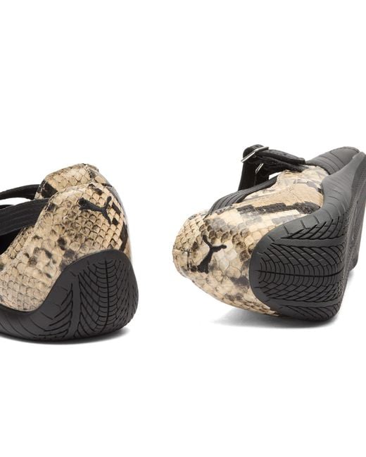 PUMA Speedcat Ballet Snake Sneaker in Black | Lyst