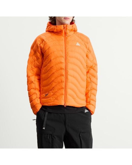 Nike Acg Lava Flow Jacket in Orange for Men | Lyst UK